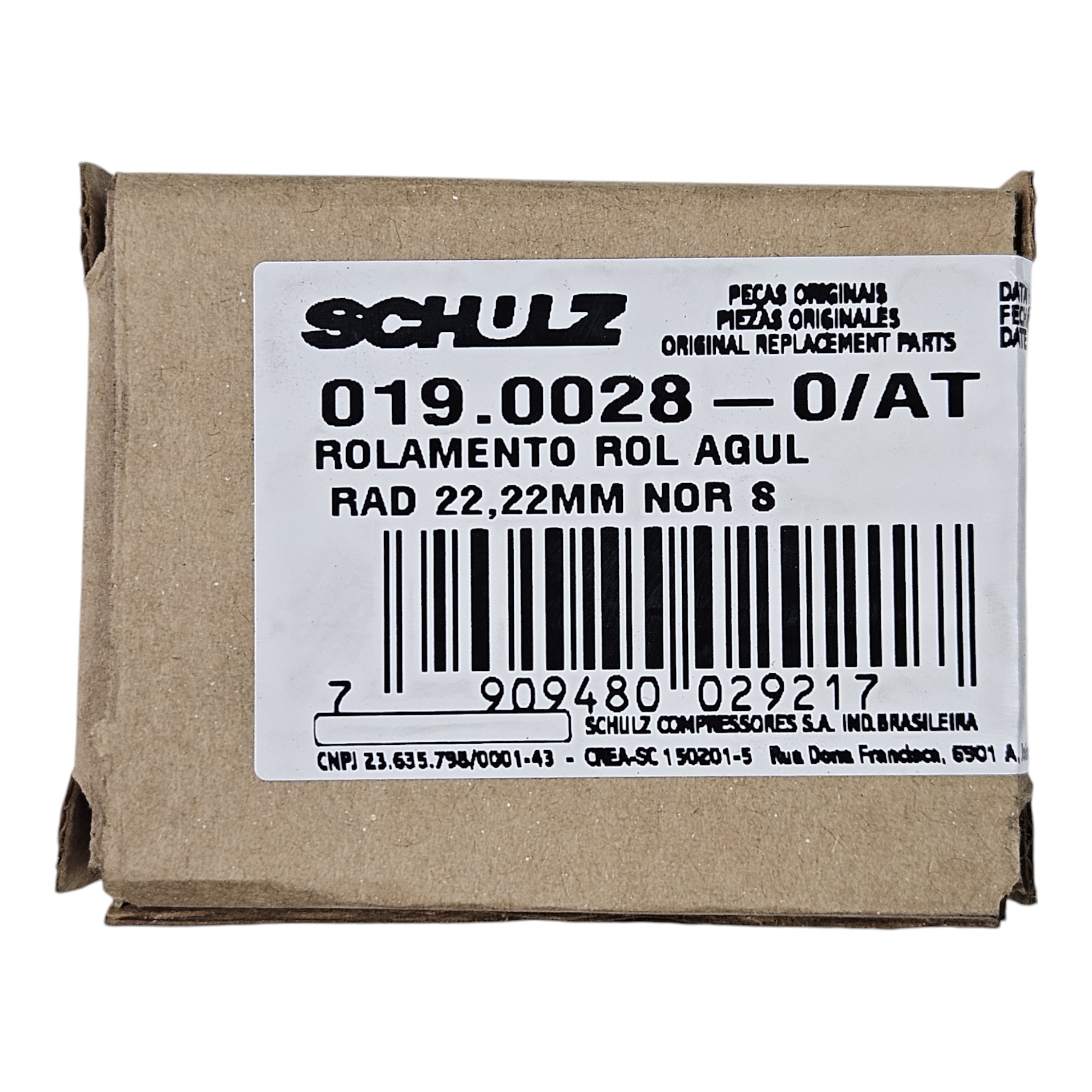 Rolamento Agulha Schulz MSV 40 Max (019.0028-0) [P2-A12] - KIMOTOR ...