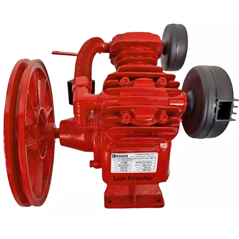 Cabeçote Compressor Chiaperini 10 RED - 10pcm 140psi 2hp - KIMOTOR ...