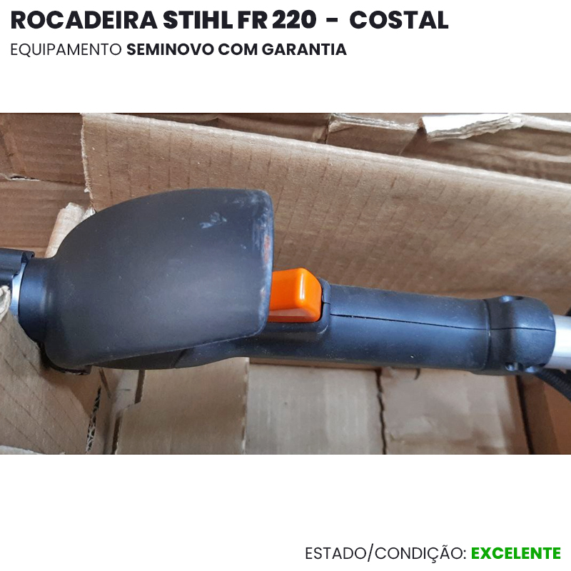 Rocadeira Stihl FR 220 (Costal) - Trimcut - Seminova (4119-200-0090) - KIMOTOR - Autorizada ...