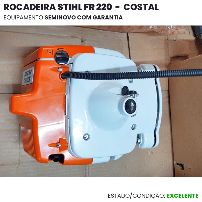 Rocadeira Stihl FR 220 (Costal) - Trimcut - Seminova (4119-200-0090) - KIMOTOR - Autorizada ...