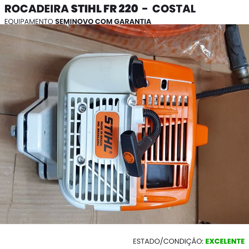 Rocadeira Stihl FR 220 (Costal) - Trimcut - Seminova (4119-200-0090) - KIMOTOR - Autorizada ...