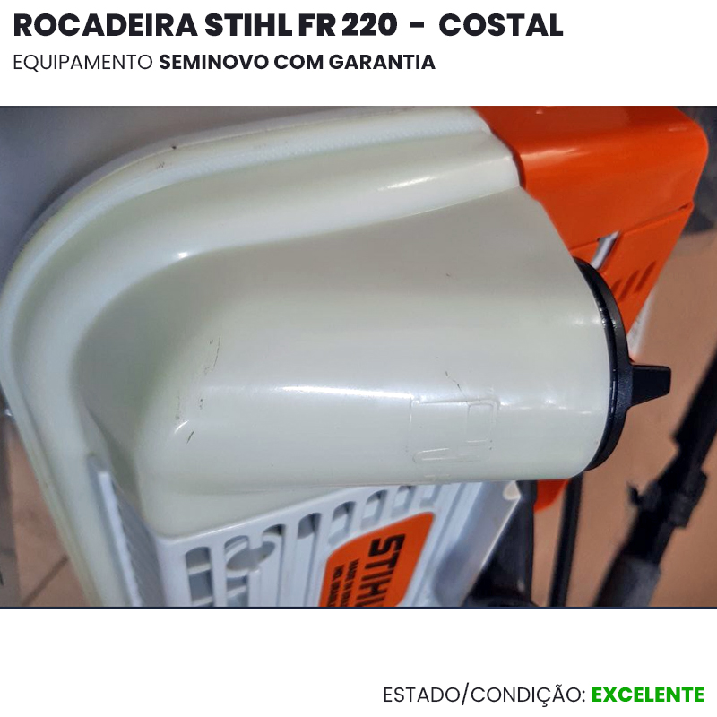 Rocadeira Stihl FR 220 (Costal) - Trimcut - Seminova (4119-200-0090) - KIMOTOR - Autorizada ...