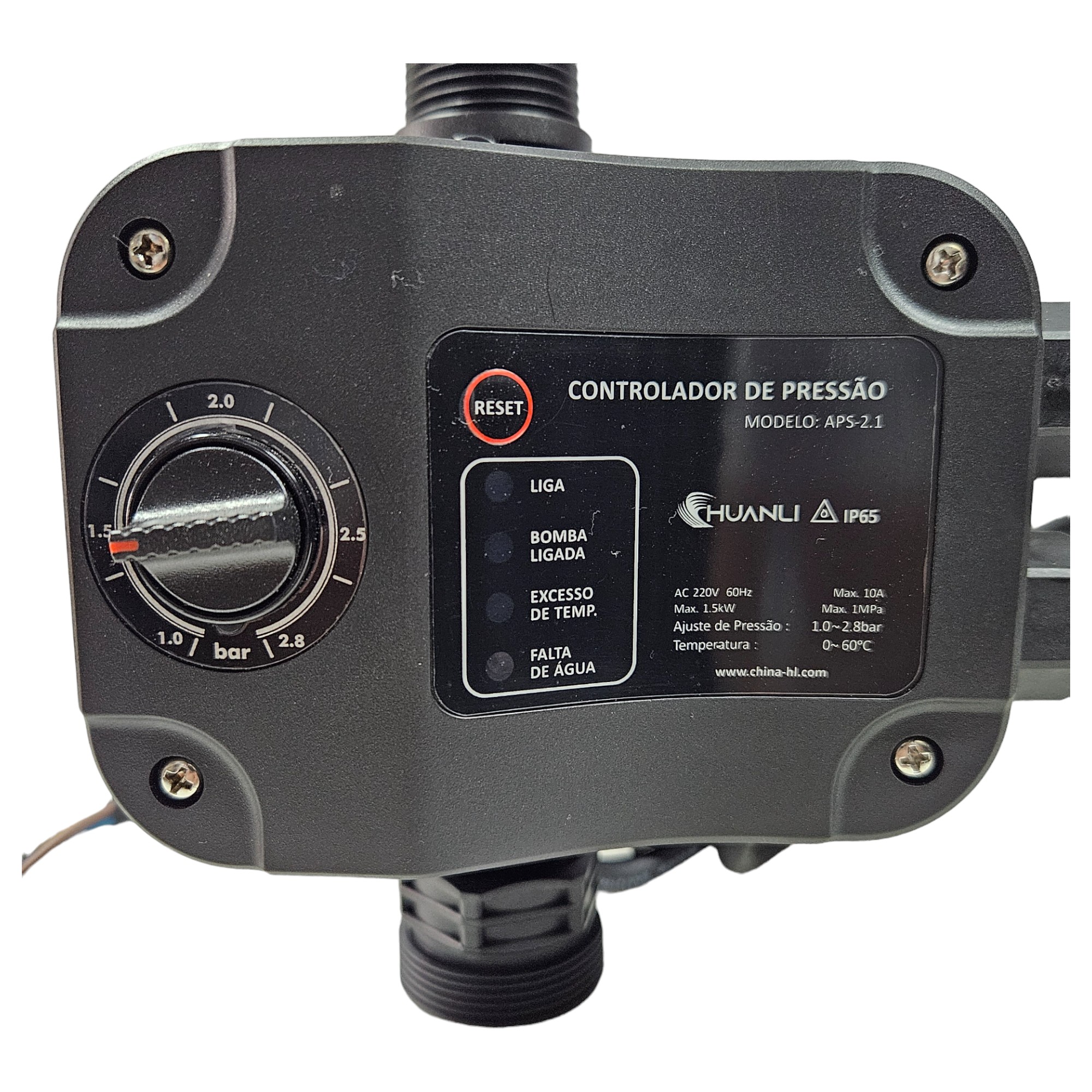Controlador de Pressão Huanli APS2.1 - 110V - KIMOTOR - Autorizada ...