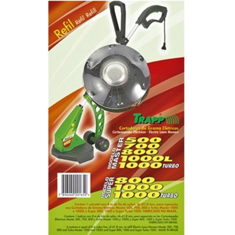Refil Carretel Nylon Trapp Master 500 700 800 - KIMOTOR - Autorizada ...