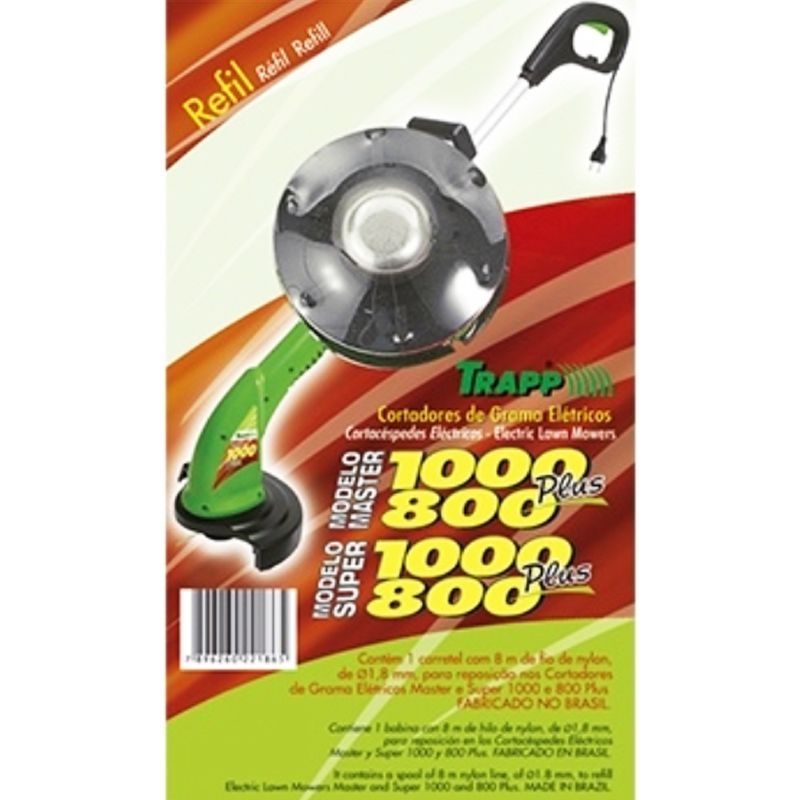Refil Carretel Nylon Trapp Master 800 1000 Plus - KIMOTOR - Autorizada ...