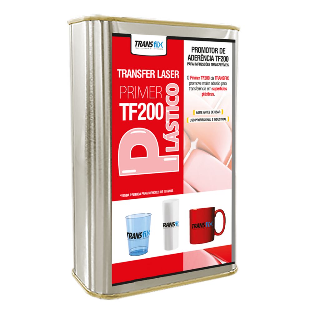 Kit 3 Primers TF 200 Plástico (900ml) - Transfix - Valejet.com: Tinta ...
