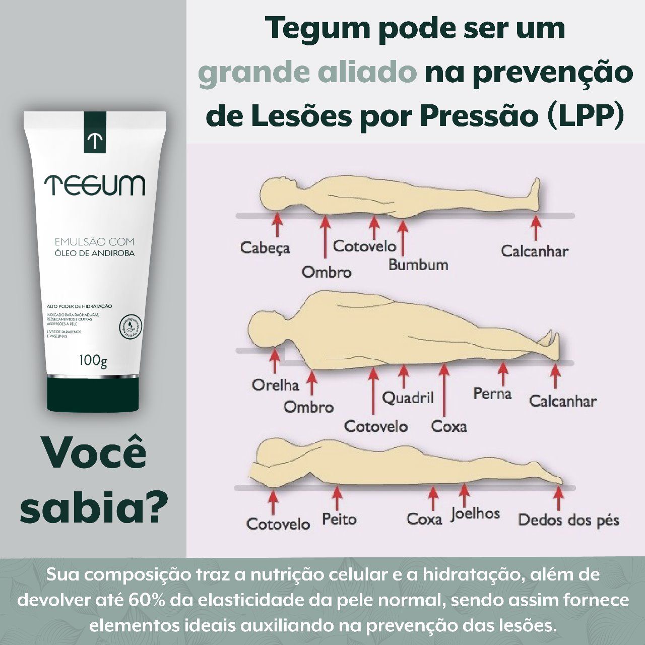 Tegum - emulsão com óleo de andiroba - Lojas Oncoshop