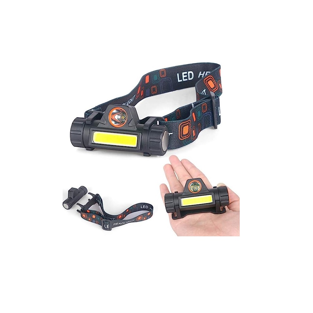 Lanterna de cabeça LED Recarregável YBF - Aventura Brasil