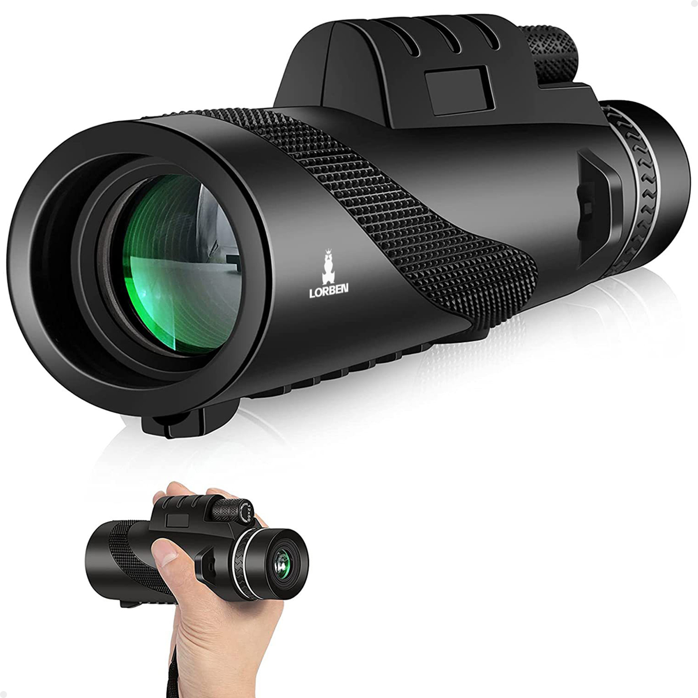 Monoscópio Mini Telescópio Portátil Lorben Zoom 80x100 com Tripé - Lorben