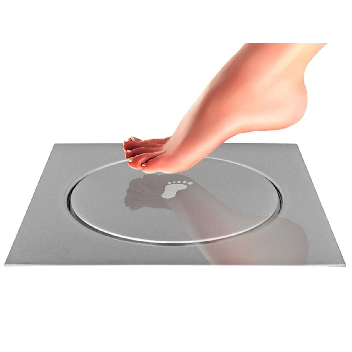 Ralo Click Inteligente Lorben para Banheiro 15cm Aço Inox - Lorben