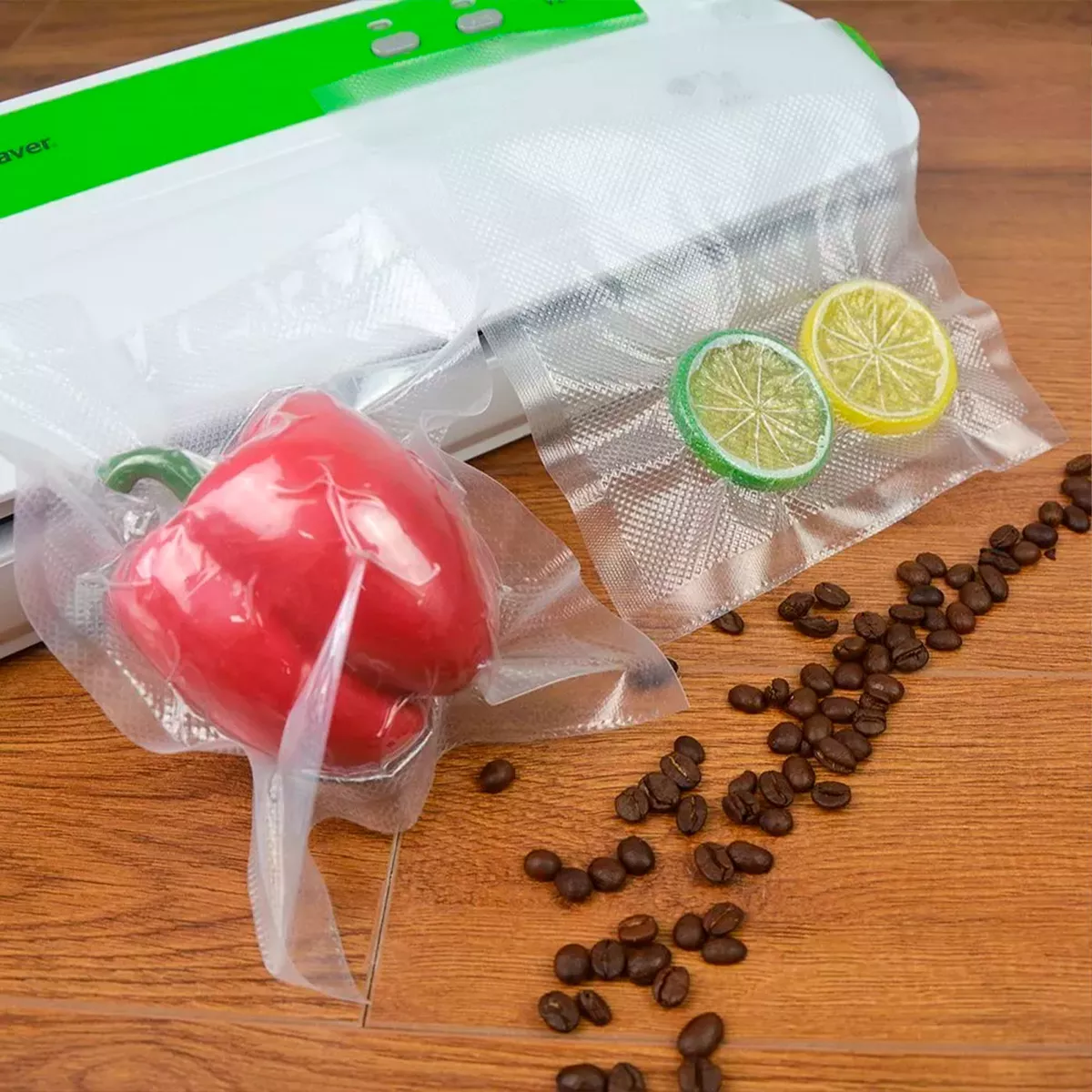 Rolo Bobina Saco Continuo Ranhuras Seladora Vácuo 28cm X 5m - Lorben