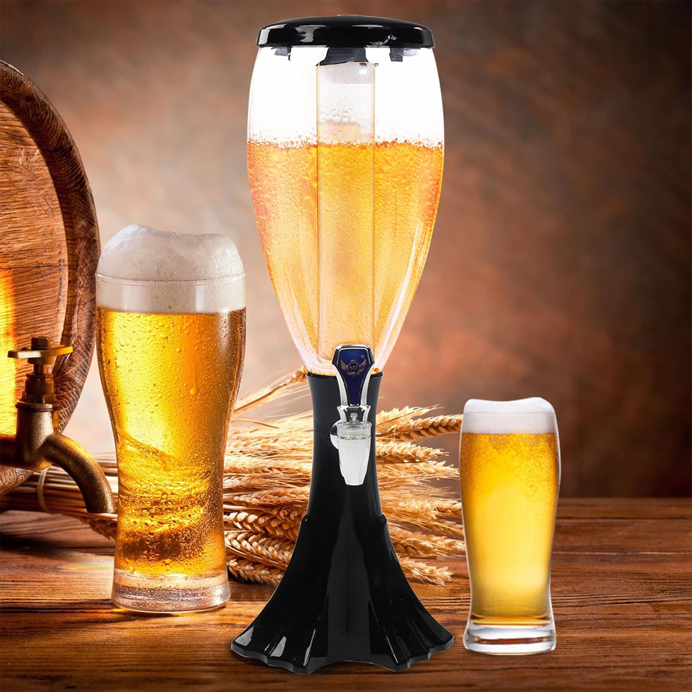 Torre de Chopp Lorben 2,5 Litros com Iluminação de Led Colorido - Lorben