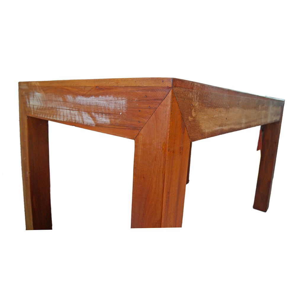Mesa Rústica Madeira Demolição Peroba Rosa 80x140x80cm (S) - Trem de ...
