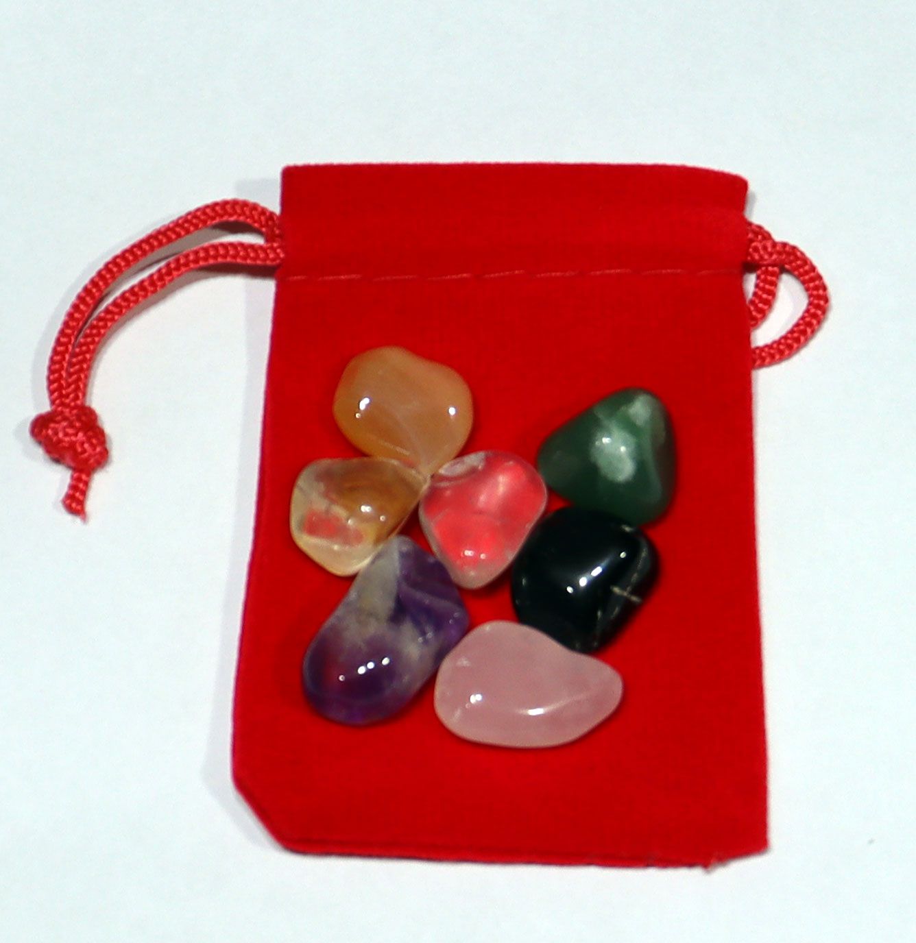 As 7 pedras da Sorte Pedras Naturais Amuleto da Sorte (S) - Trem de ...