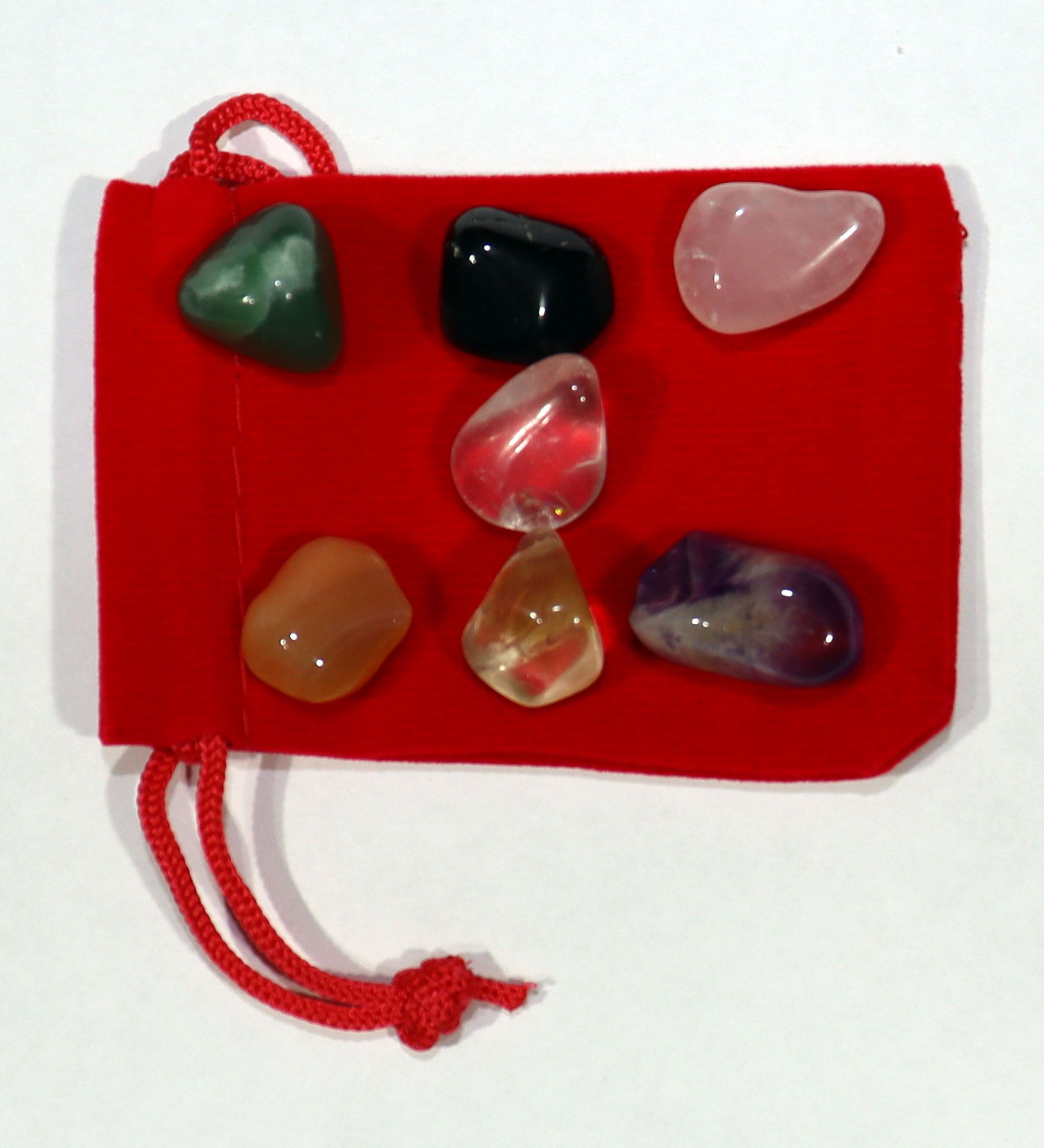 As 7 pedras da Sorte Pedras Naturais Amuleto da Sorte (S) - Trem de ...