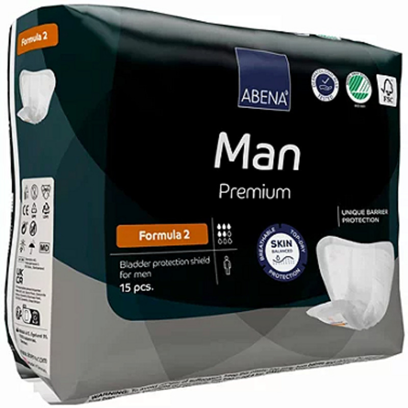 Absorvente Masculino Abri-Man Formula 2 Abena - Produtos médicos e ...