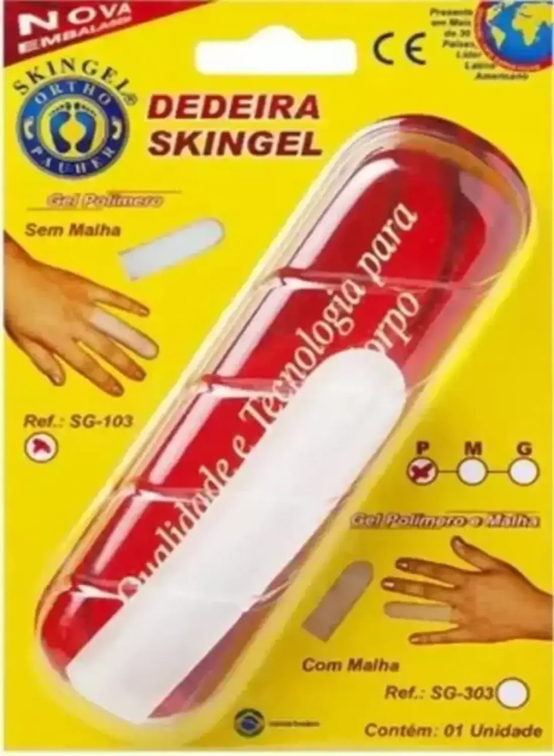 Dedeira sem malha Sg-103 OrthoPauher - Produtos médicos e ortopédicos ...