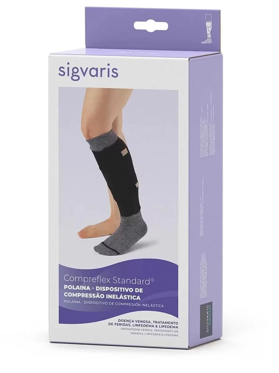 Sistema Compressivo Inelástico Sigvaris - Compreflex Cor: Preto ...