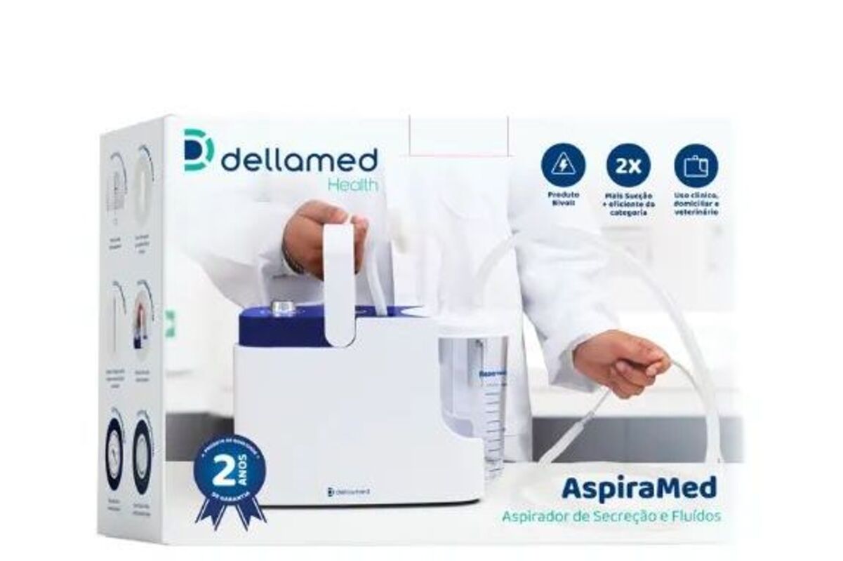 Aspirador de Fluídos e Secreções Maxmed Dellamed - Produtos médicos e ...