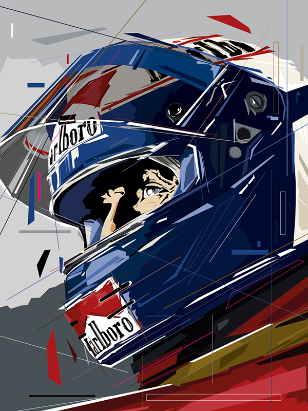 Alain Prost - Limited Edition - R. Barbour Art - Impressão FineArt ...