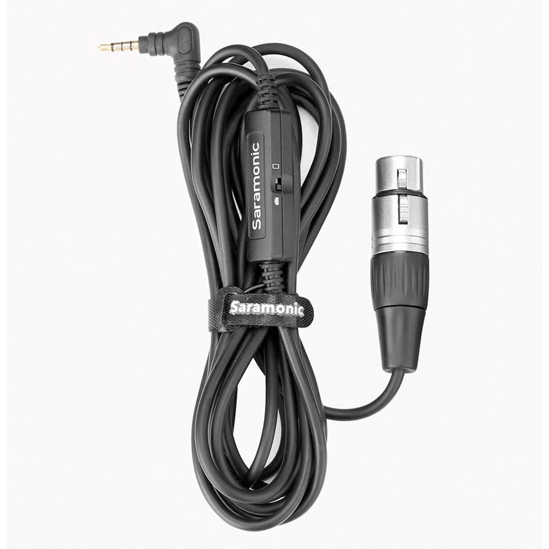 Cabo de microfone XLR para conectar microfones em celular e camera ...