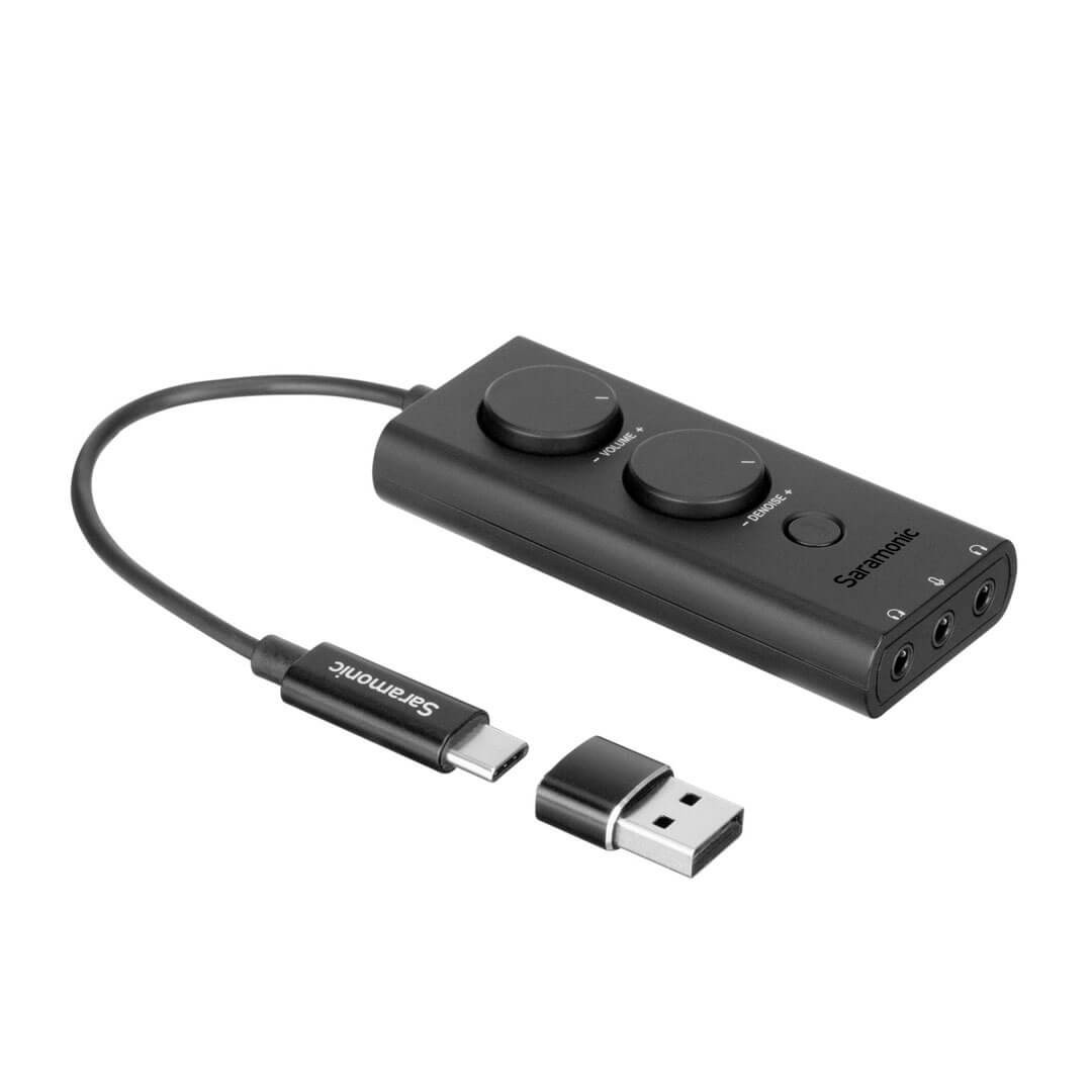 Interface de áudio USB-C com entrada TRS de 3,5 mm - Saramonic - A Sua ...