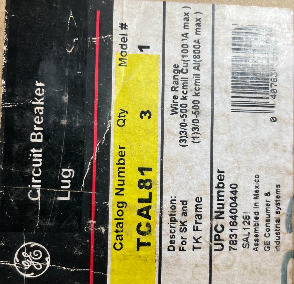 Terminal Para Disjuntor Caixa Moldada TKMA - Engeluz E-commerce | Loja ...