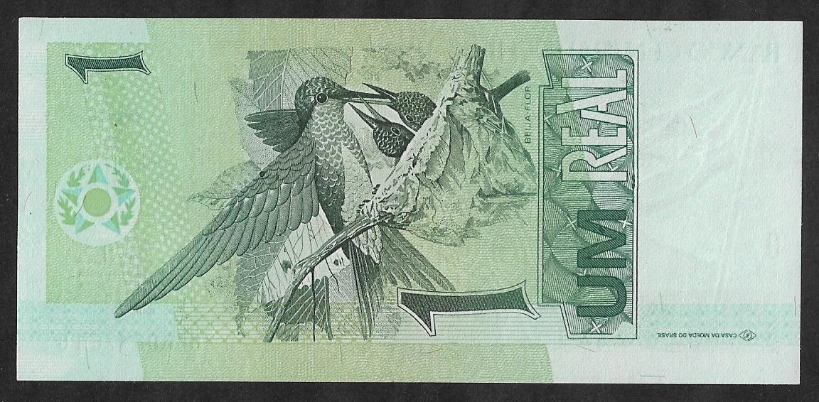 Cédula 1 Real 2003 FE C-254 Beija Flor - Numismática Virtual Aqui Você ...