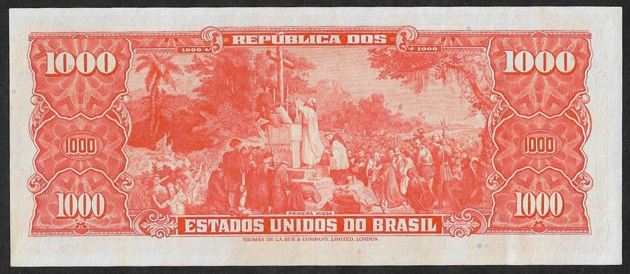 Cédula 1000 Cruzeiros 1963 SOB Pedro Álvares Cabral C-106 - Numismática Virtual Aqui Você ...