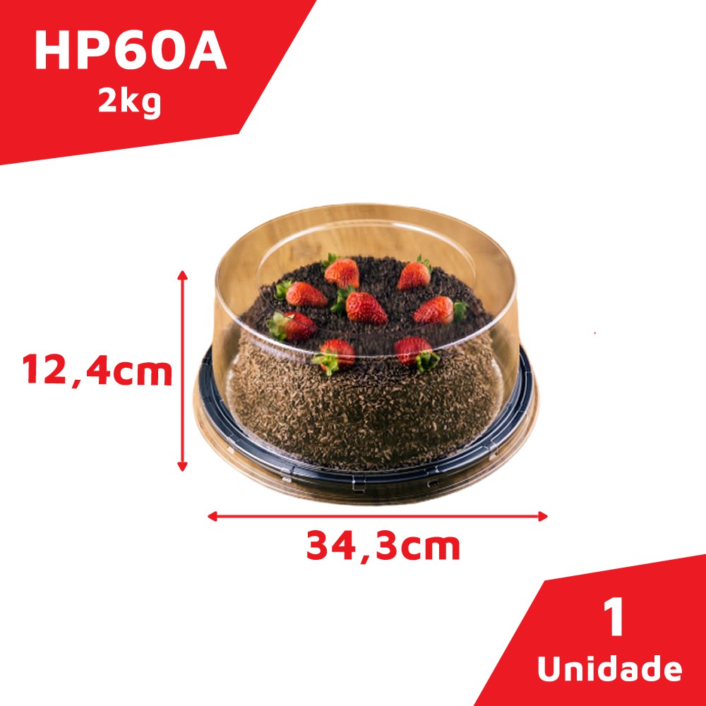 Embalagem HP 60A Premium Caixa C/50 - Torta Grande Alta - As melhores ...