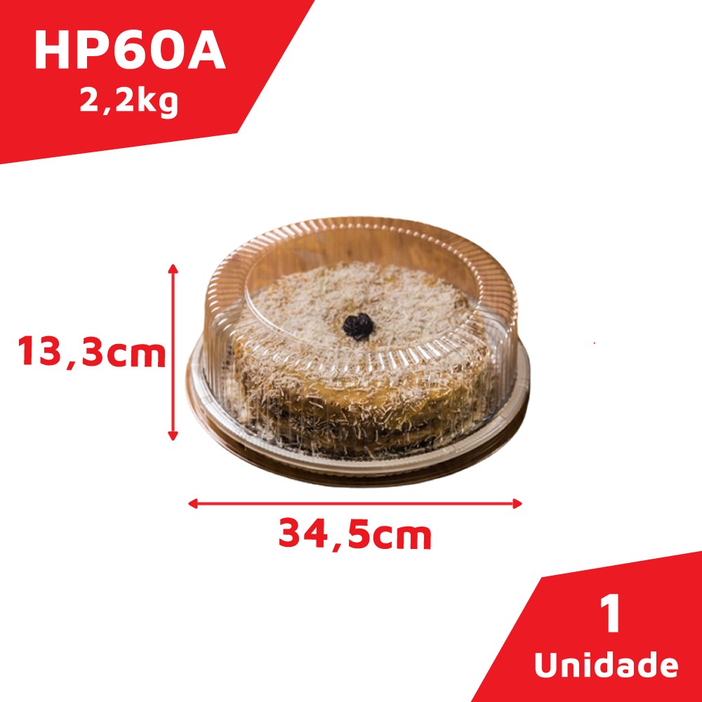 Embalagem HP 60A - Torta Grande Alta - As melhores embalagens e ...