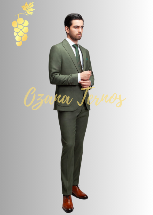 Terno verde militar, verde oliva, verde musgo tudo isso aqui - Ozana ternos