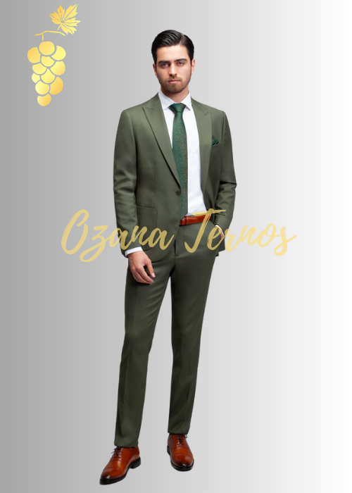 Terno verde militar, verde oliva, verde musgo tudo isso aqui - Ozana ternos