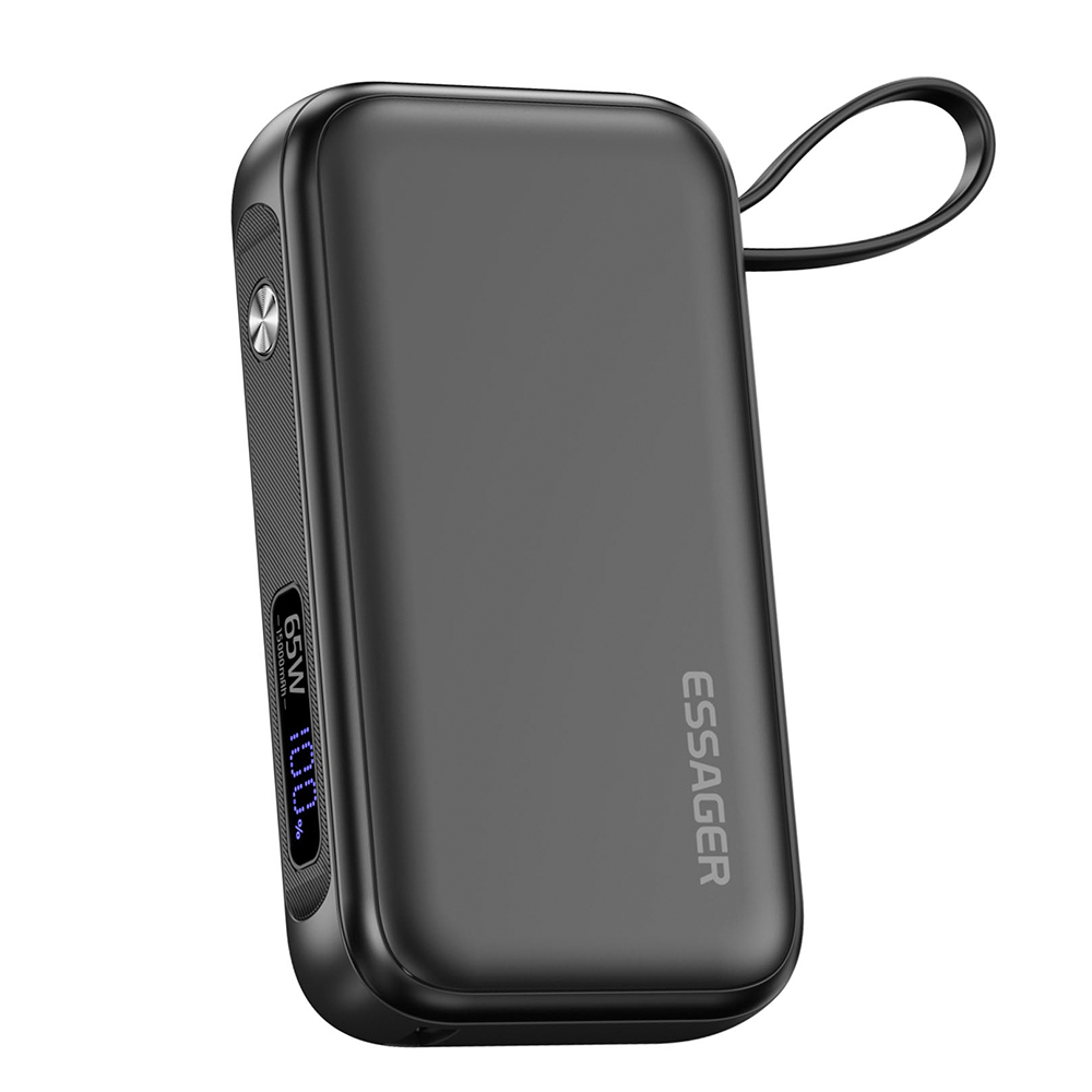 Power Bank ESSAGER 65W 15.000mAh com Led - DESCONTO CRIATIVO