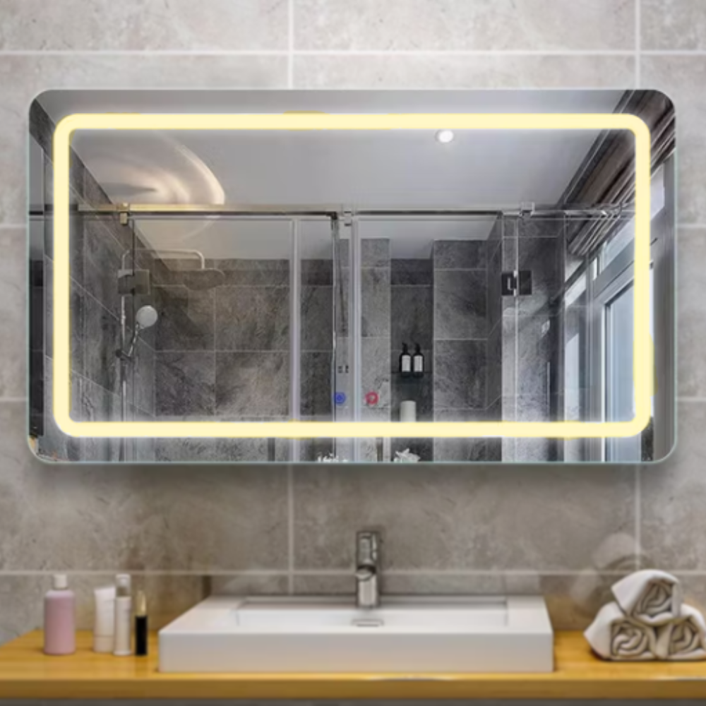 Espelho Lapidado Com LED + Touch Sreen - Espelhos PRIME - Espelhos ...