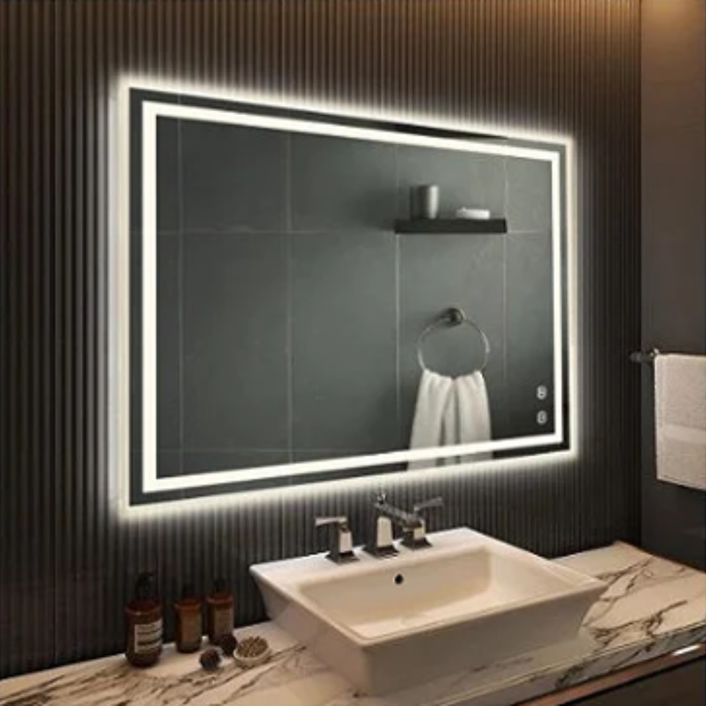 Espelho Moderno Com Led Duplo E Touch Screen - Espelhos PRIME ...