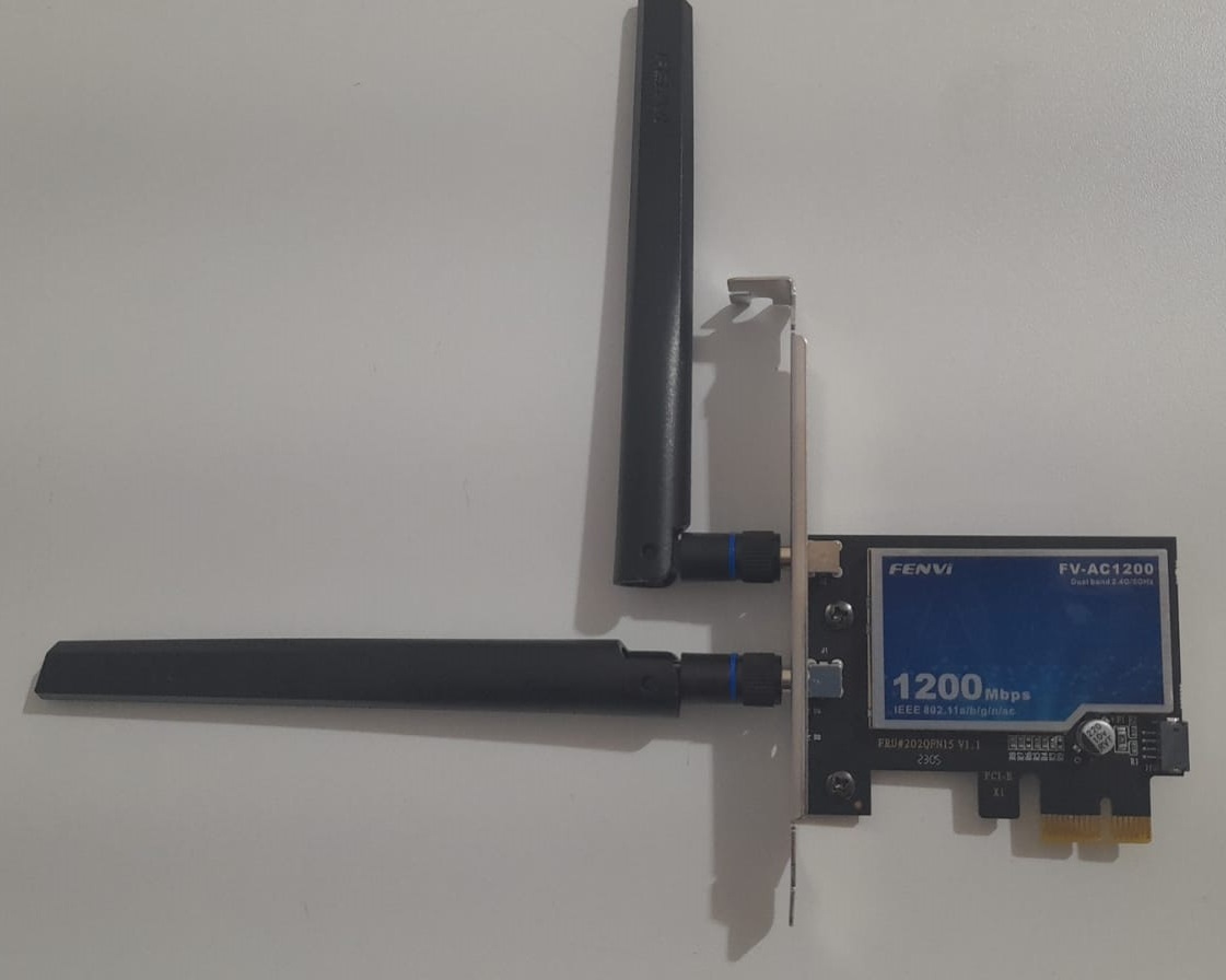 Placa de Rede WiFi Intel 1200 Mbps Dual Band Pci-Ex com Bluetooth ...