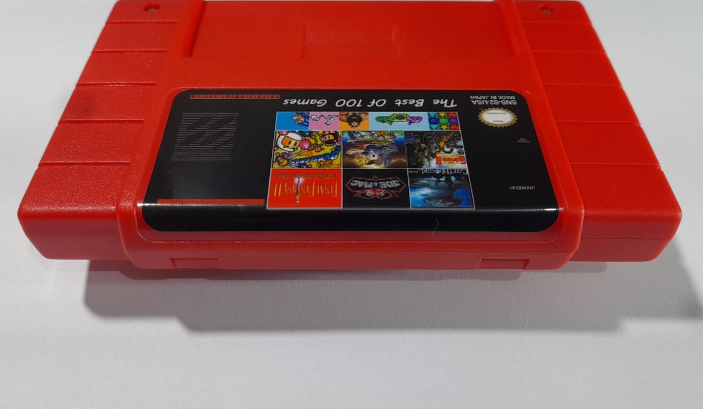 Cartucho Multijogos Para Super Nintendo (102 Jogos 16 Bits) - RIKATECH