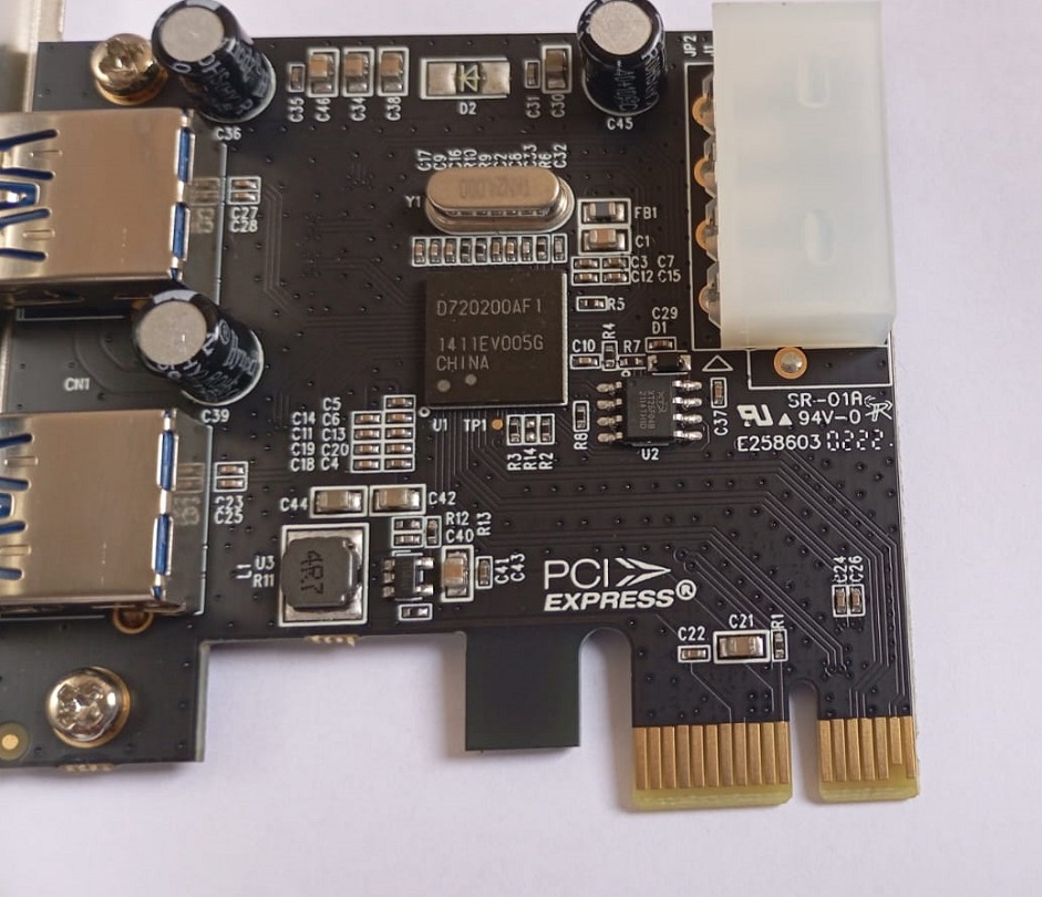 Placa Expansora Pci-Express com 2 Portas USB 3.0 para PCs - RIKATECH