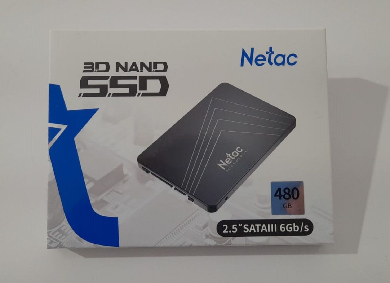 Ssd Netac 480 Gigas 2.5" Sata 3 (Até 500 MB/s) - RIKATECH