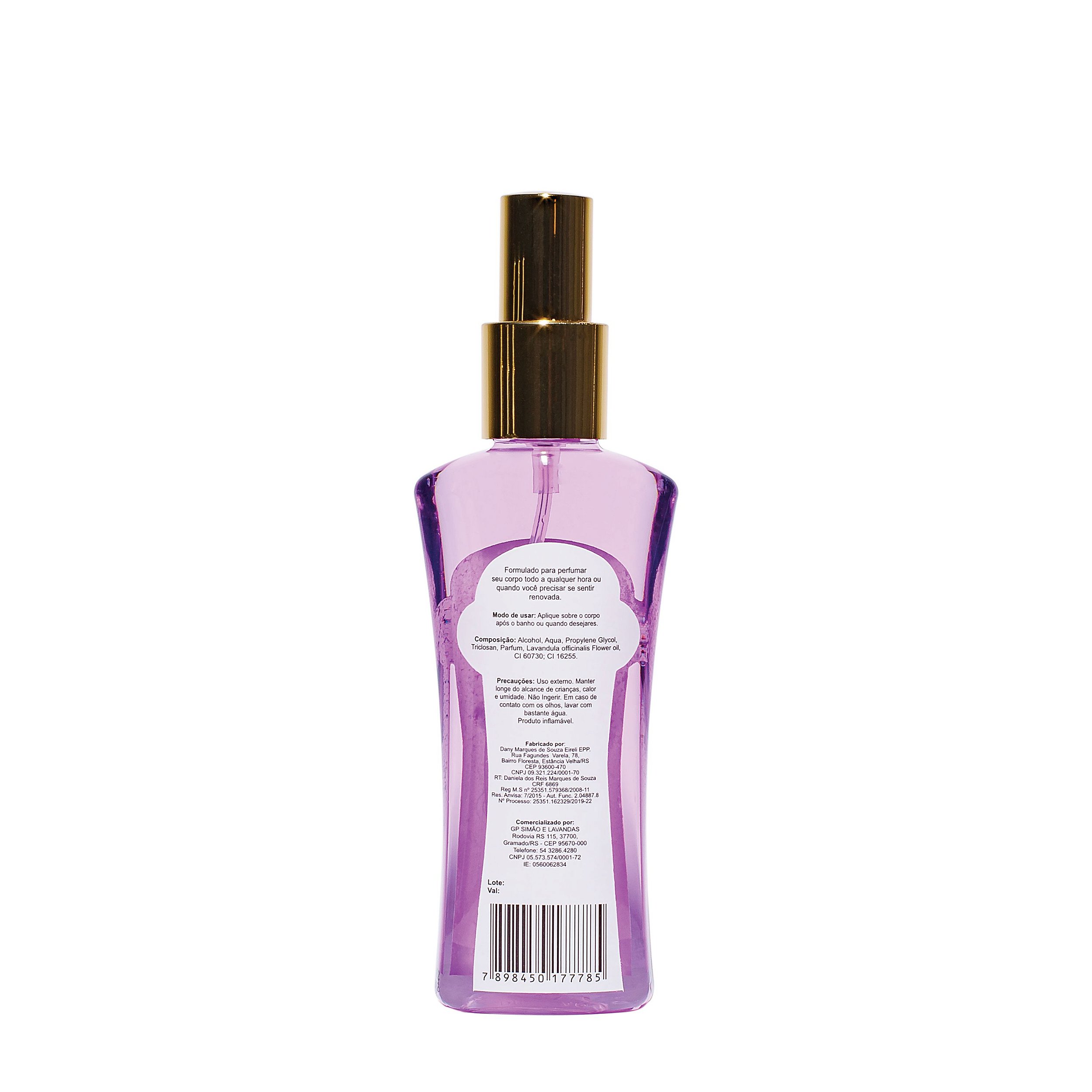 Body Splash Lavanda 150ml - Le Jardin - Parque de Lavanda