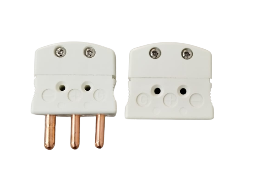 Conector Pt-100 - 3 Pinos Standard - lojatermon