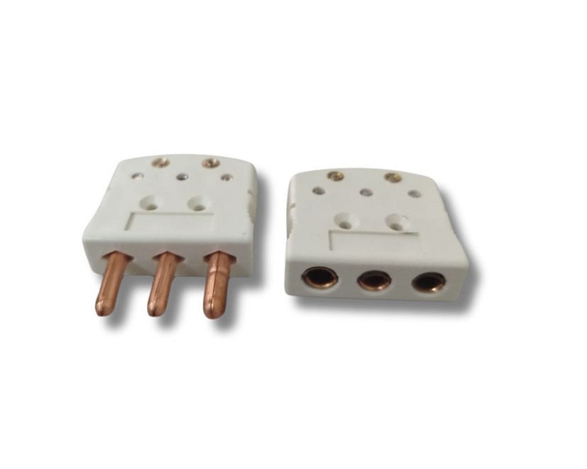 Conector Pt-100 - 3 Pinos Standard - lojatermon