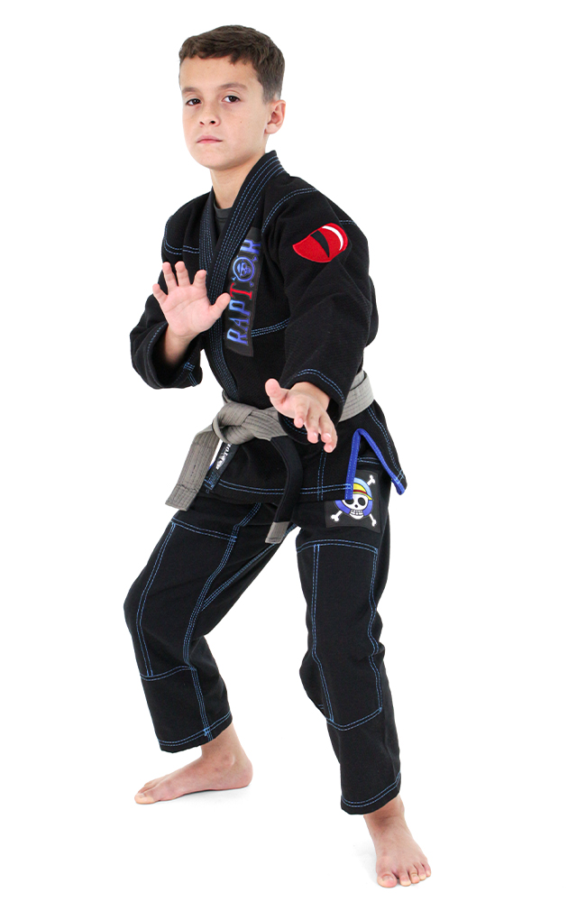 Kimono Jiu Jitsu Infantil Preto Raptor | Edição One Piece - Raptor CO ...
