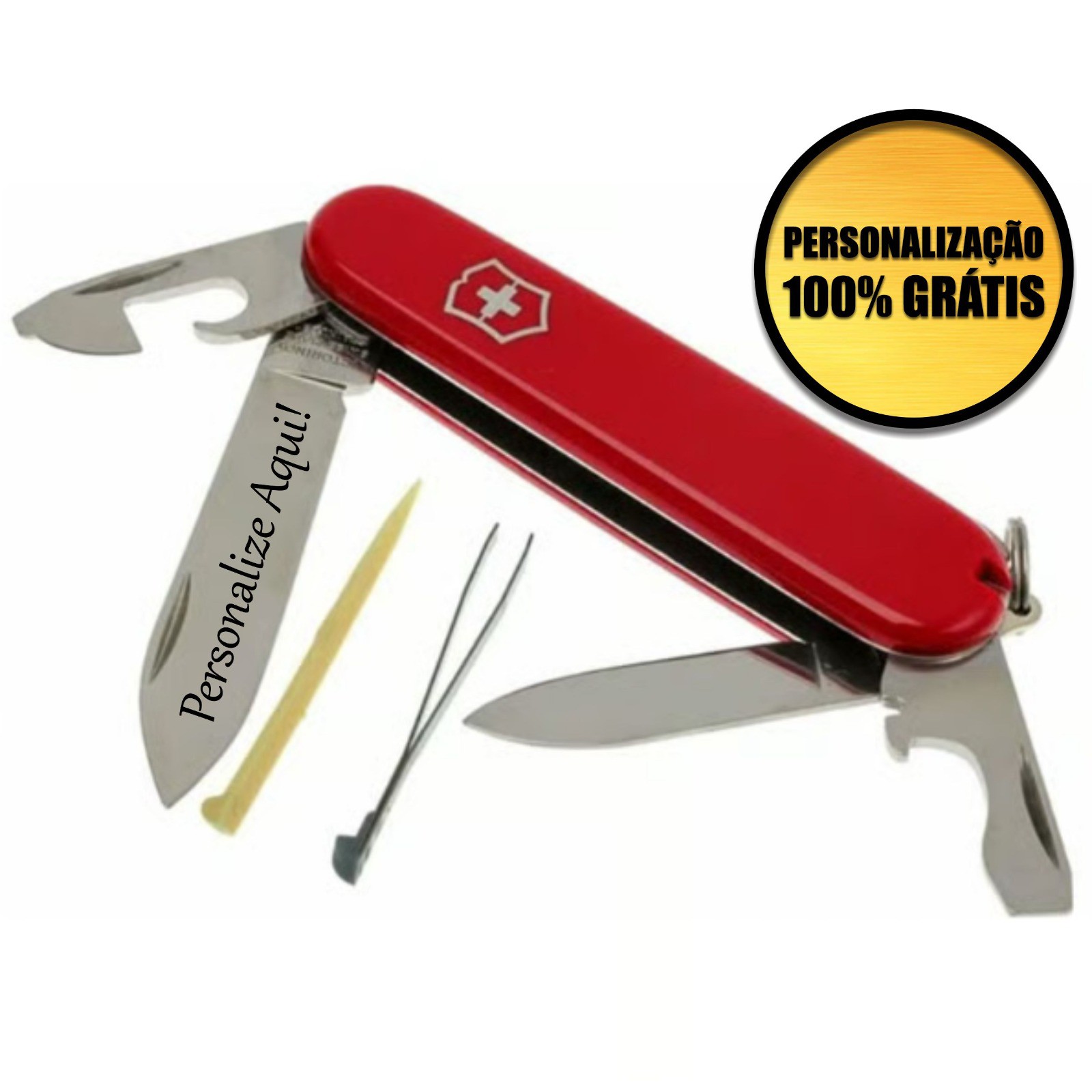 Canivete Victorinox Suiço Personalizado - 10 Funções - Germanic Personaliza