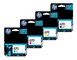 Kit Com 4 Cartuchos Hp 670 Original - CENTRO CARTUCHOS - Cartuchos hp ...