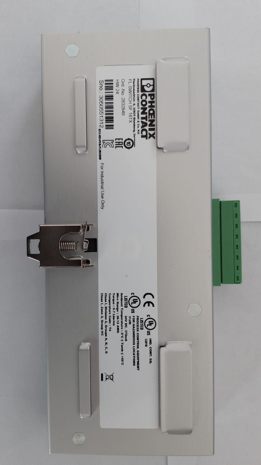 MODULO ETHERNET SWITCH 16PORTAS TP-RJ45 10/100MB PHOENIX FLSWITCH16TX ...