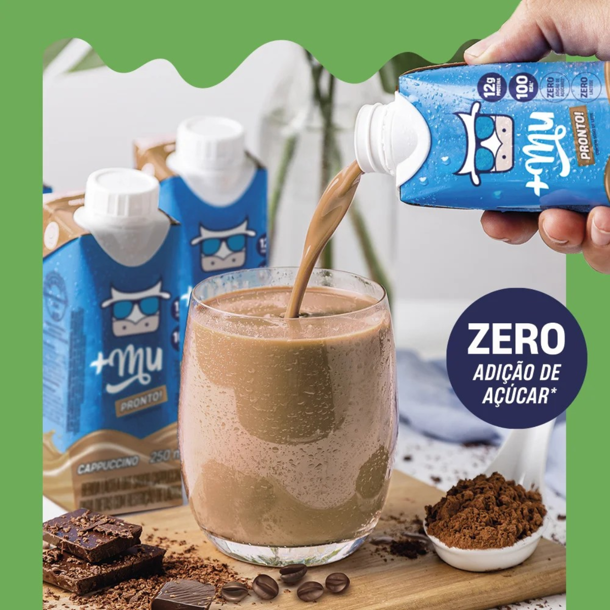 Mais Mu Pronto Drink Proteico Com Whey Para Beber + Mu 250ml - Fast ...