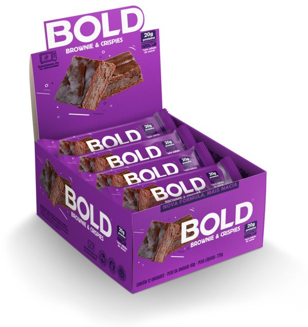 Bold Bar Barra 20g Proteina Barrinha 12 Un. - Sabores - Fast ...