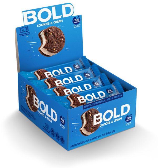 Bold Bar Barra 20g Proteina Barrinha 12 Un. - Sabores - Fast ...